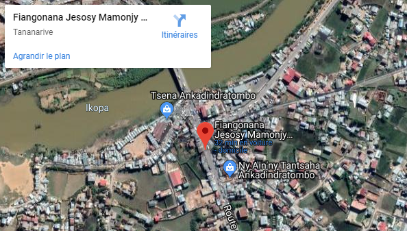 Jesosy Mamonjy Ankadindratombo map -En - Lalamasaka Hatry ny Ela
